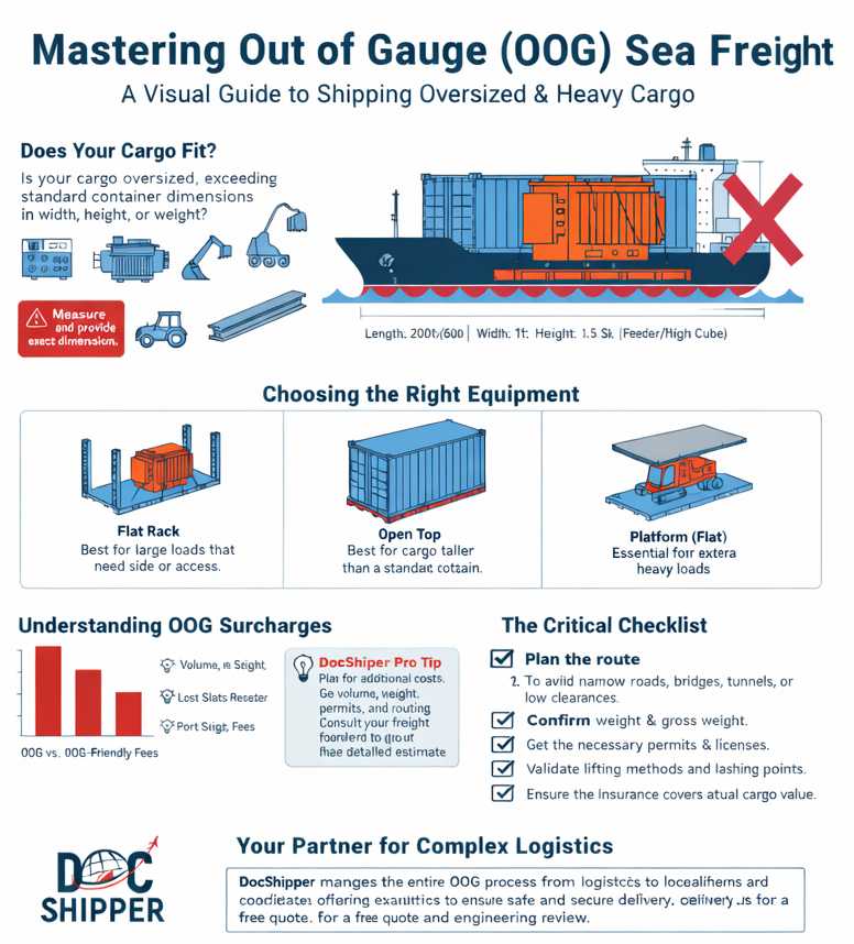 Sea Freight OOG Guide in 2026: Costs, Equipment