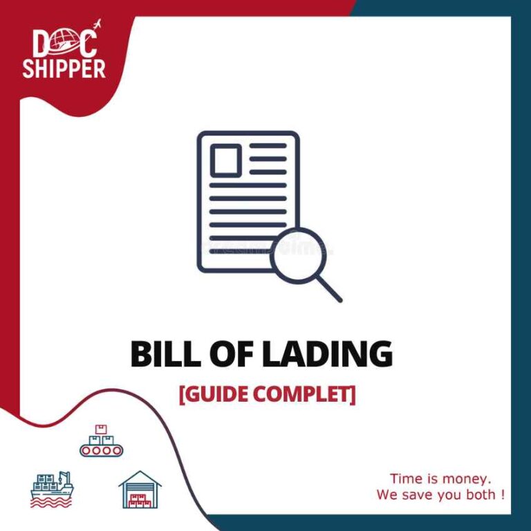 BILL OF LADING - CONNAISSEMENT [GUIDE COMPLET] - 🥇DocShipper China